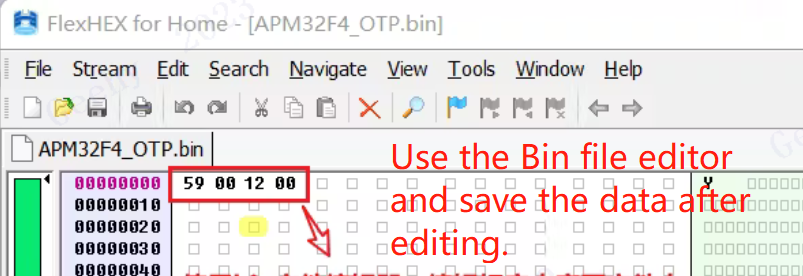 How to use the APM32F407 OTP area - Geehy Community